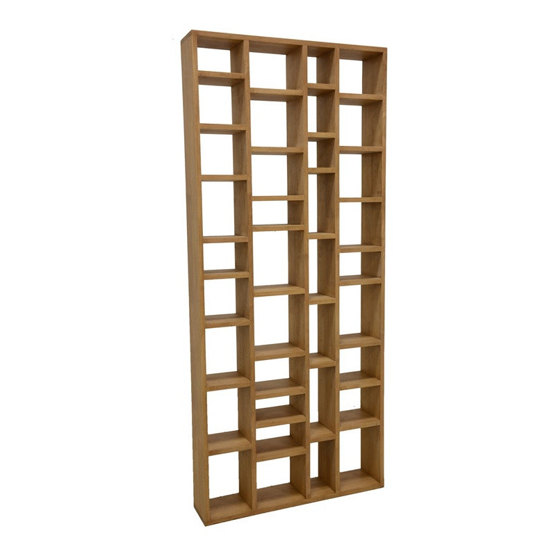 Modern wall rack Color hevea#naturalHUV Material hevea Dimension 82x190x18